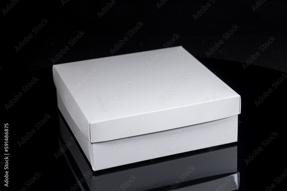 Package box rectangle, blank advertise template for products packaging ...