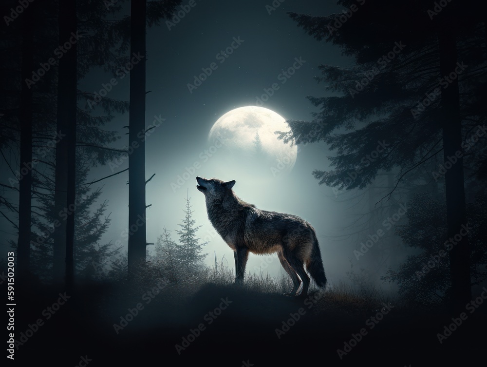 Lone Wolf Howling