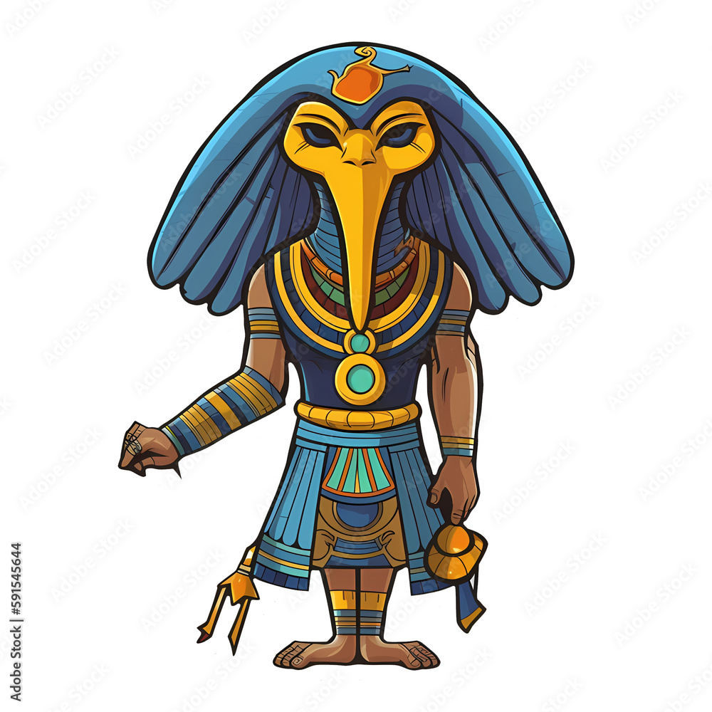 cute cartoon ancient alien illustration Stock Illustration | Adobe Stock