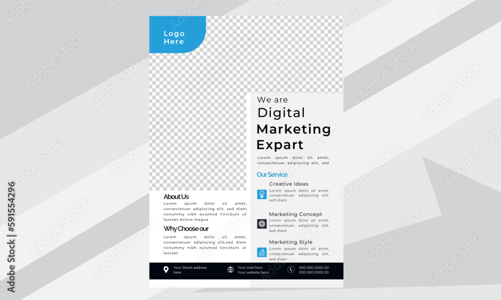 Poster Corporate Business flyer template vector design, Flyer Template ...