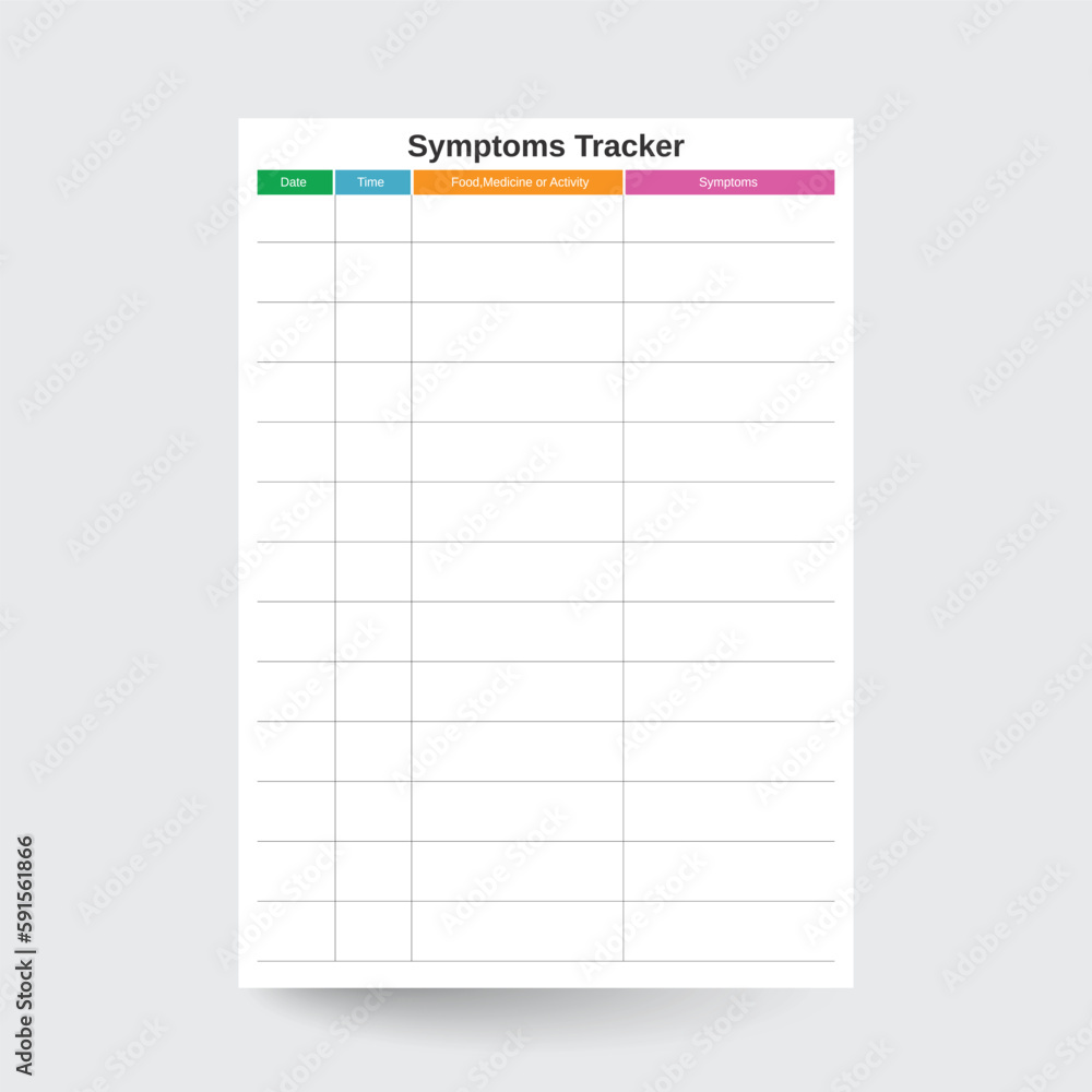 Symptoms Tracker,Monthly Symptom Log,Symptoms Log,Symptom Journal ... Symptoms Tracker,Monthly Symptom Log,Symptoms Log,Symptom Journal ...