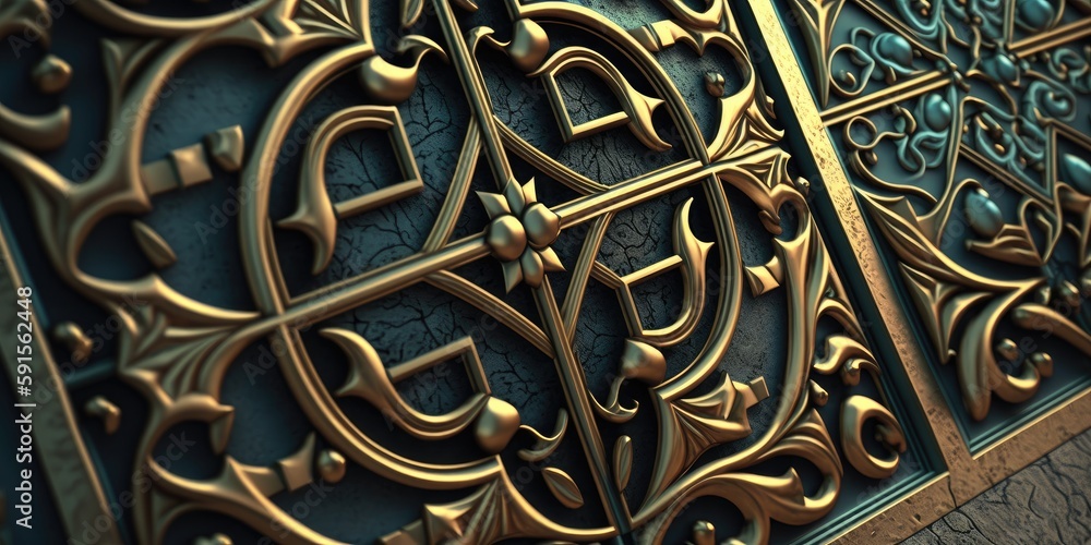 Medieval Chic Background - Modern Retro Vintage Medieval Backdrop ...