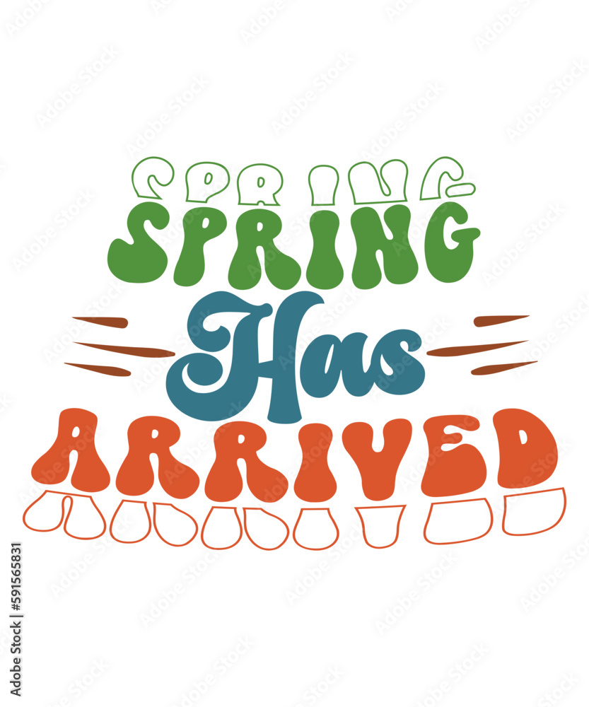 Retro Spring Svg Bundle, Spring SVG Bundle, Spring Flowers Svg, Spring ...