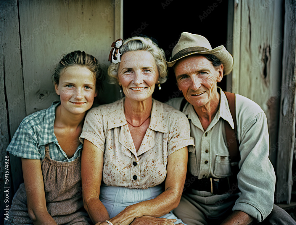 A faded photo of a smiling family is all that remains of a vibrant ...