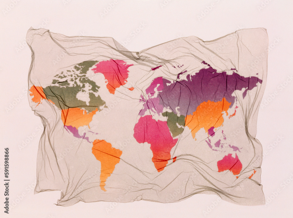 World Map Stock Illustration | Adobe Stock