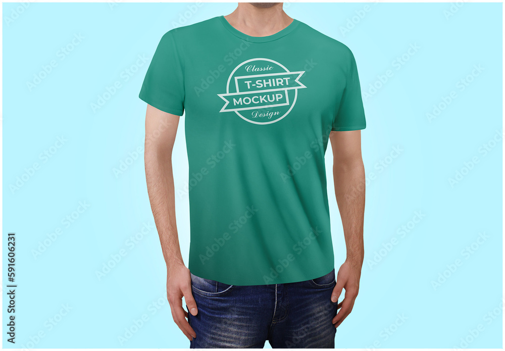 T-Shirt Mockup Stock Template | Adobe Stock