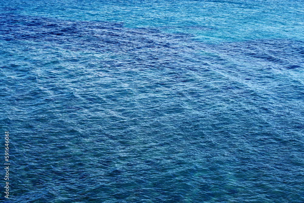 Ocean, sea, background and texture. Blue water background. Ripple sea ...