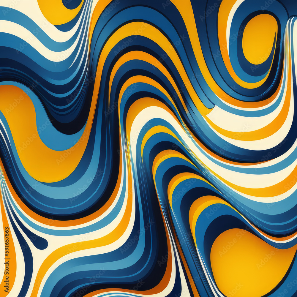 Vintage Color Background from the 70s. Created with generative AI tools ...