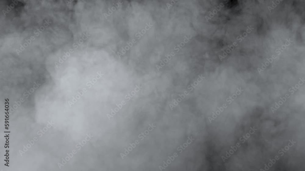 Abstract white smoke in slow motion. Smoke, Cloud of cold fog in light ...