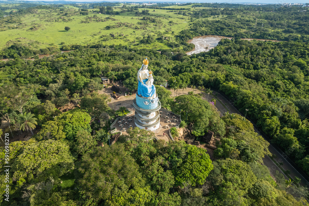 Salto, São Paulo/Brazil - Circa February 2023: Aerial view of Salto ...