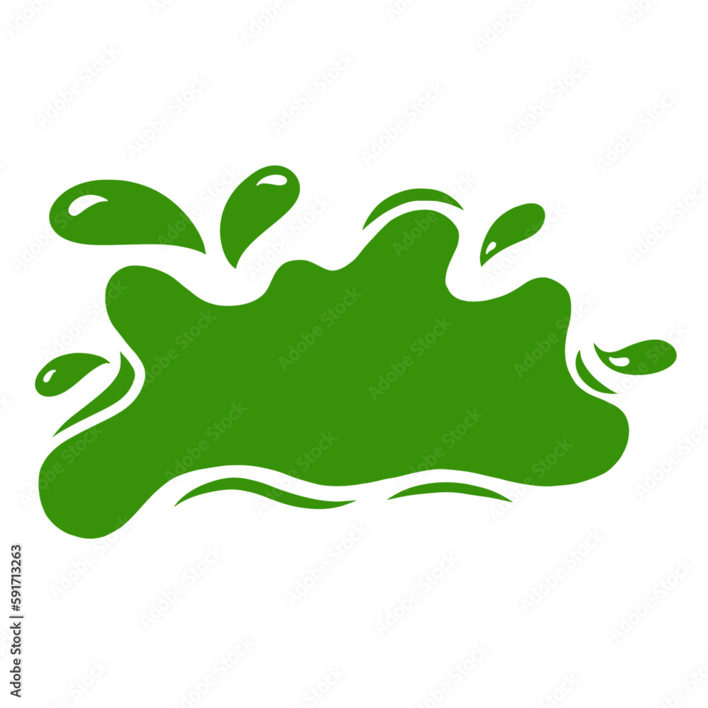 Water Splash And Drop Icons - Isolated On White Background. Flat Vector ...