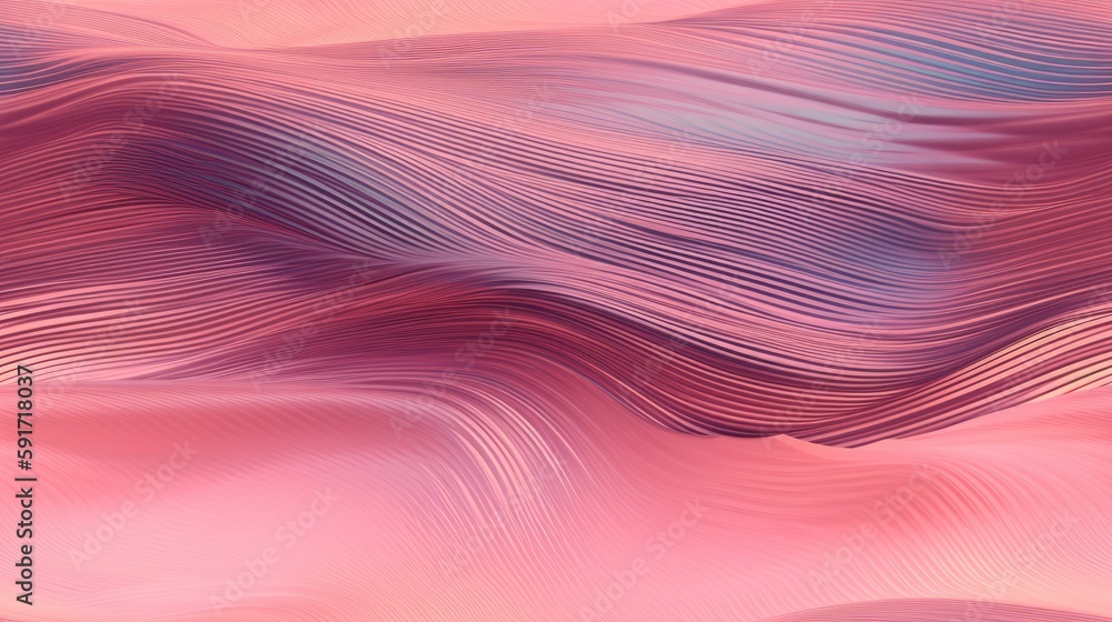 abstract gradient mix pink background with curve waves concept satin ...
