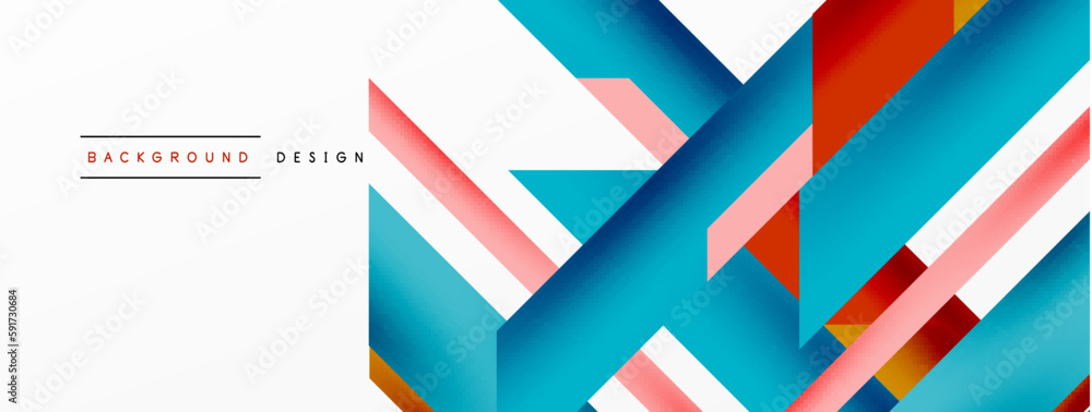 Dynamic lines background. Wallpaper for concept of AI technology ...