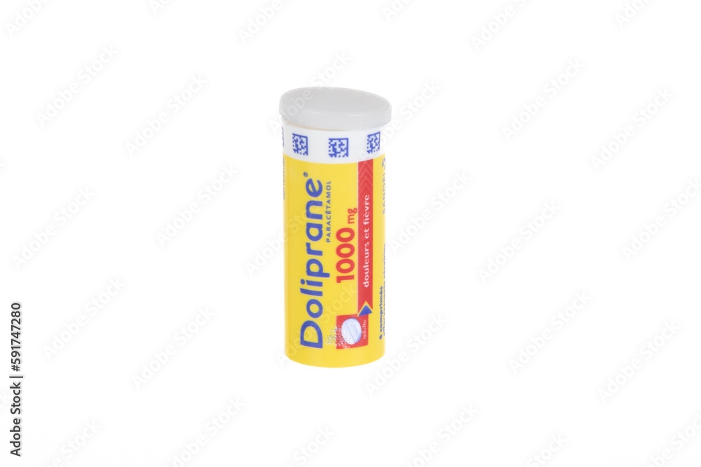 doliprane sanofi box of paracetamol based analgesic commonly used for ...