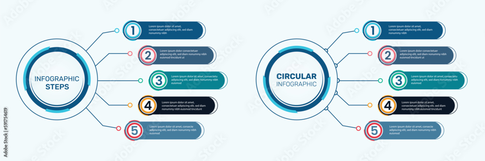 Tree steps infographics design vector can be used for presentations ...