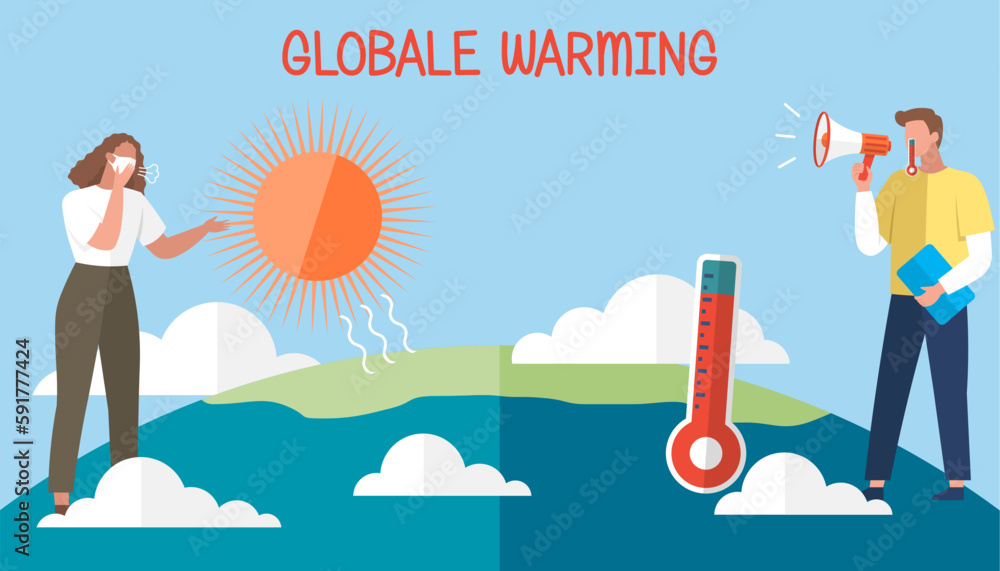 Climate change weather global greenhouse warming risks. Waste disposal ...