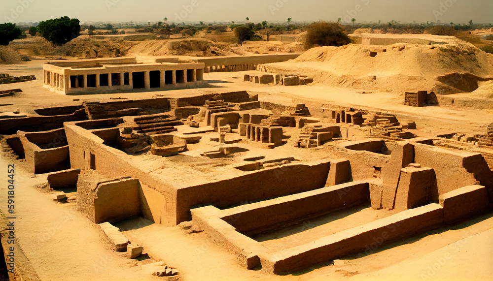 Pakistan Indus Valley Civilization Stock Illustration | Adobe Stock