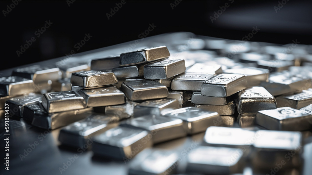 Silver Bars 101 Stock Illustration | Adobe Stock