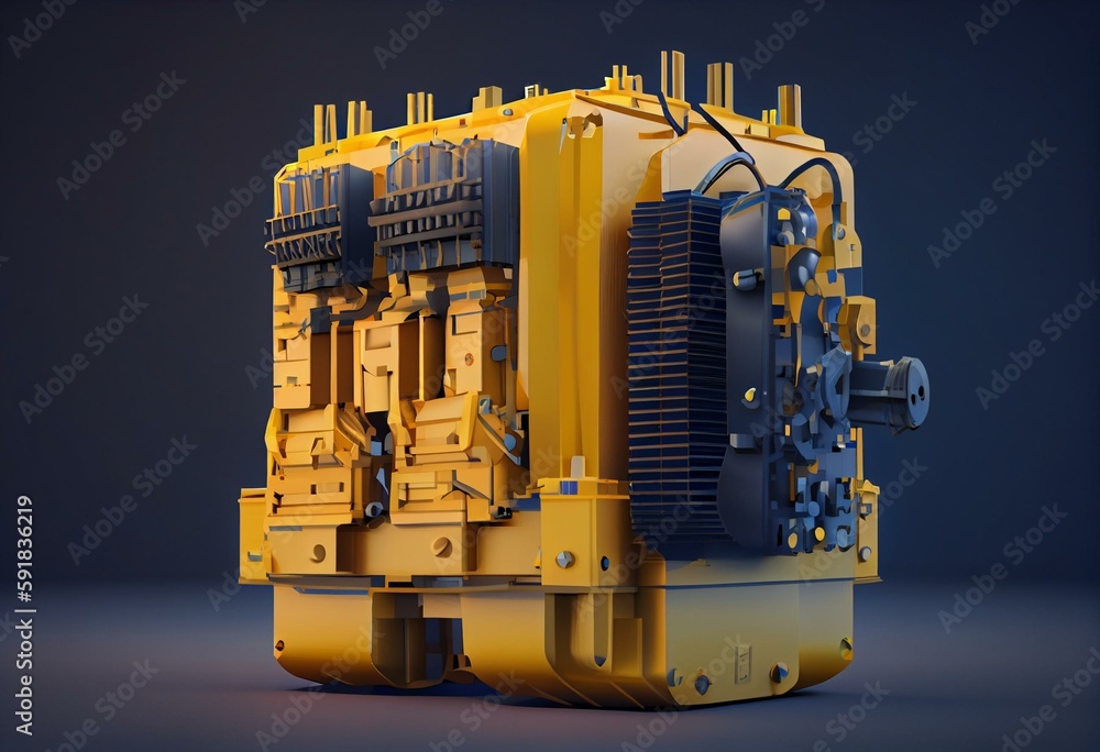 Visualization 3d Cad Model Of Transformer Oil High Voltage Power Transformer Blueprint 3d