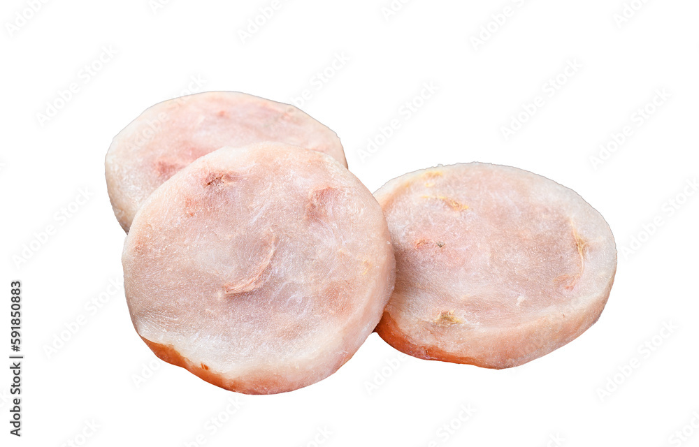 Fish cutlets from minced cod. Isolated, transparent background Stock ...