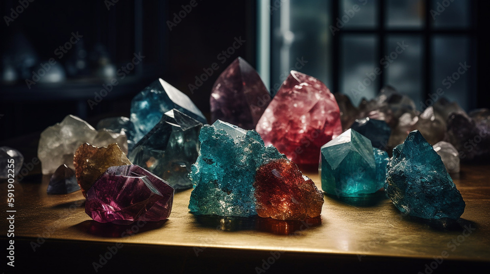 Crystals and minerals from precious stones, esoteric spiritual ...