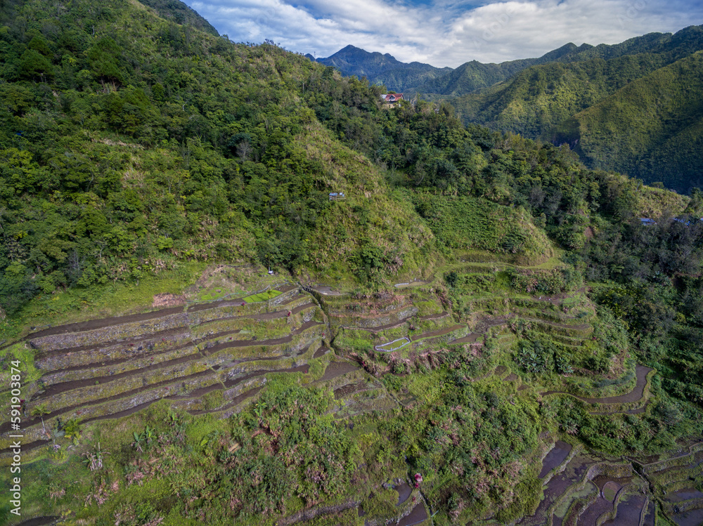 Banaue Rice Terraces in Philippines. Landscape and Nature. Beautiful ...