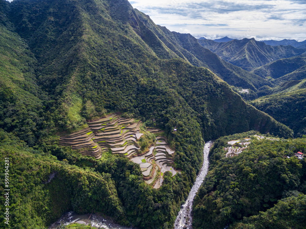 Banaue Rice Terraces in Philippines. Landscape and Nature. Beautiful ...