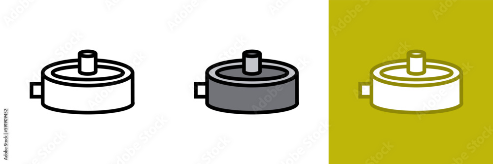 Poster Military Landmines Icon, This icon represents military landmines ...