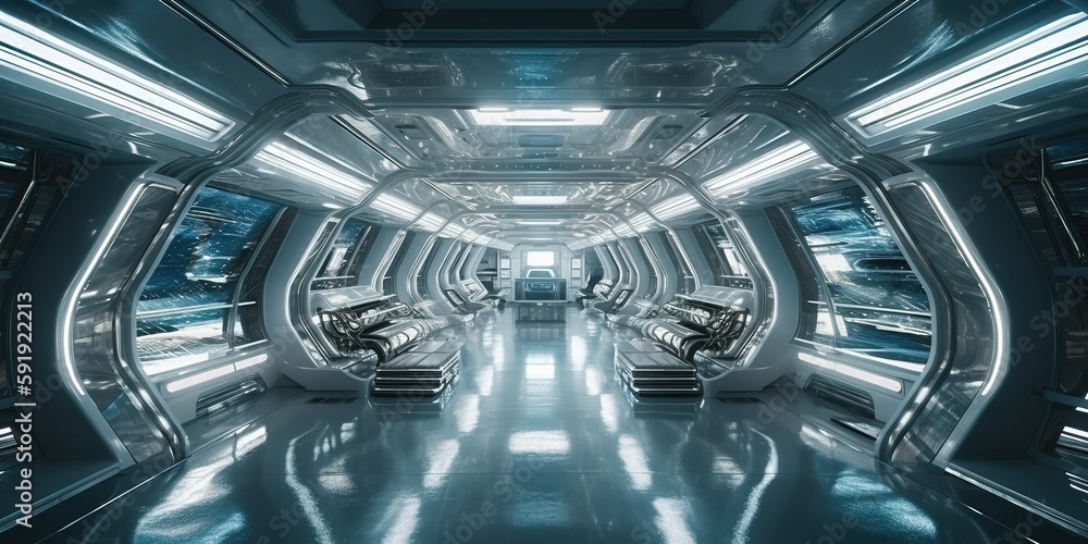 Space Ship Corridor Designs