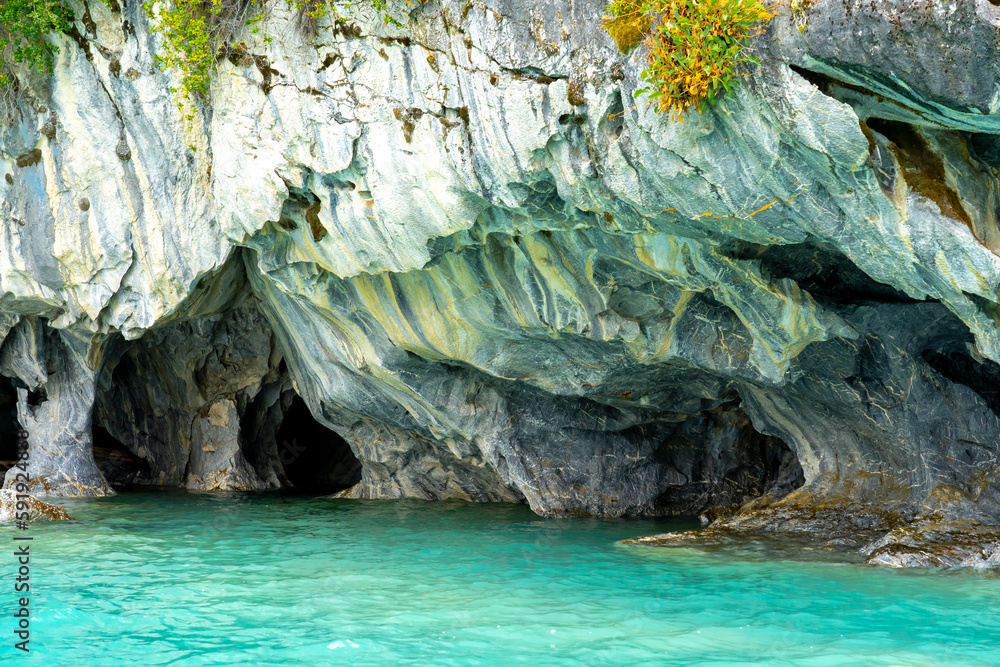 Marble Caves on Lake General Carrera, Patagonia, Chile. Marble Caves ...