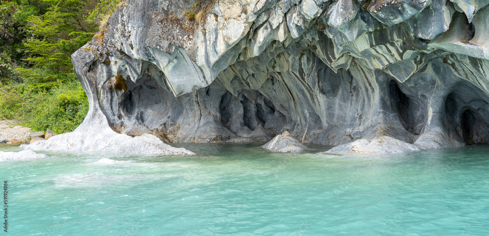 Marble Caves on Lake General Carrera, Patagonia, Chile. Marble Caves ...