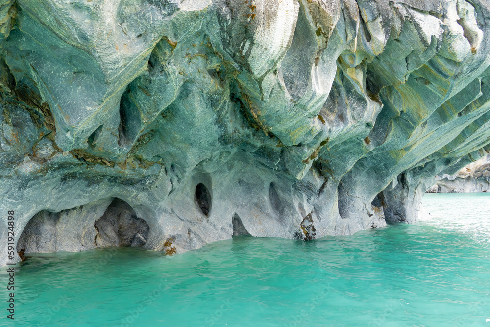 Marble Caves on Lake General Carrera, Patagonia, Chile. Marble Caves ...
