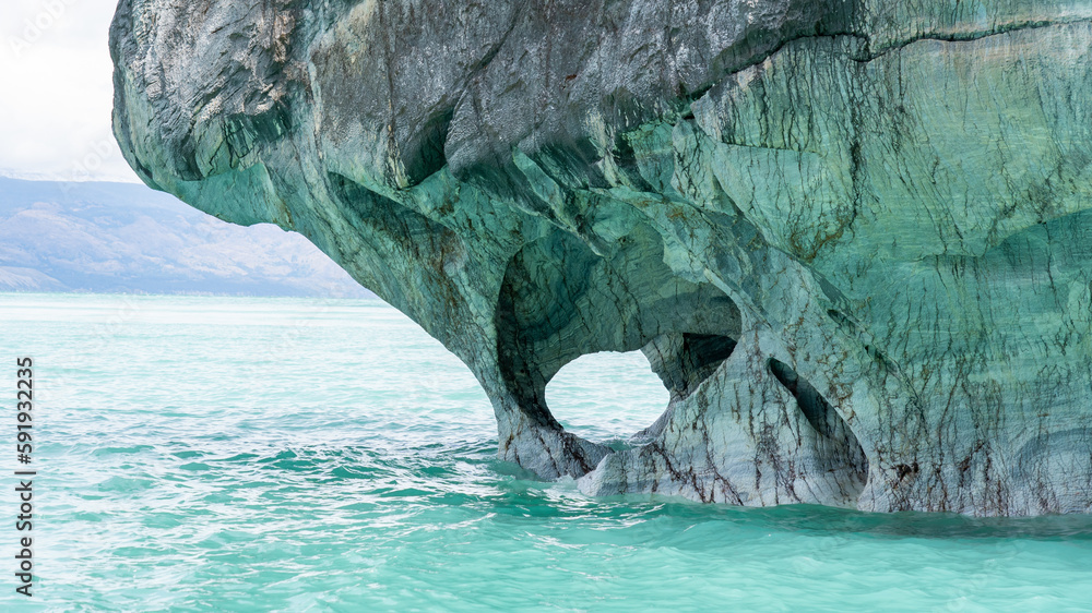 Marble Caves on Lake General Carrera, Patagonia, Chile. Marble Caves ...