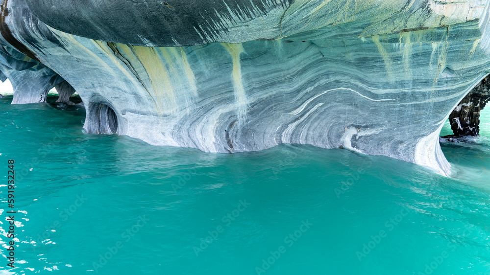 Marble Caves on Lake General Carrera, Patagonia, Chile. Marble Caves ...