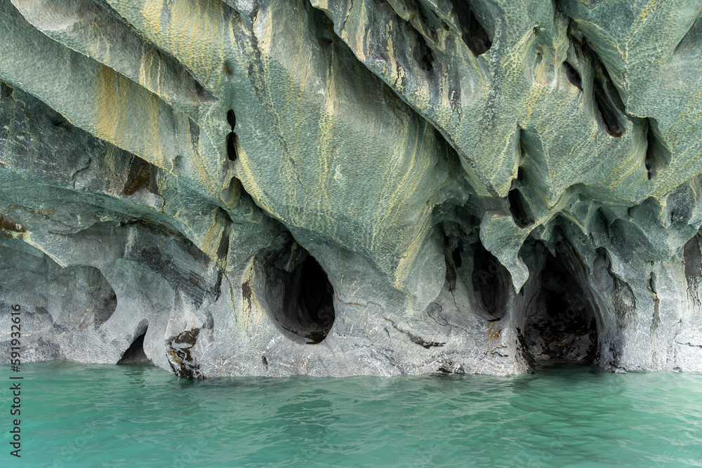 Marble Caves on Lake General Carrera, Patagonia, Chile. Marble Caves ...