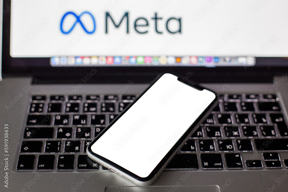 Meta logo seen displayed on a smartphone. Facebook changes its name to ... Meta logo seen displayed on a smartphone. Facebook changes its name to ...