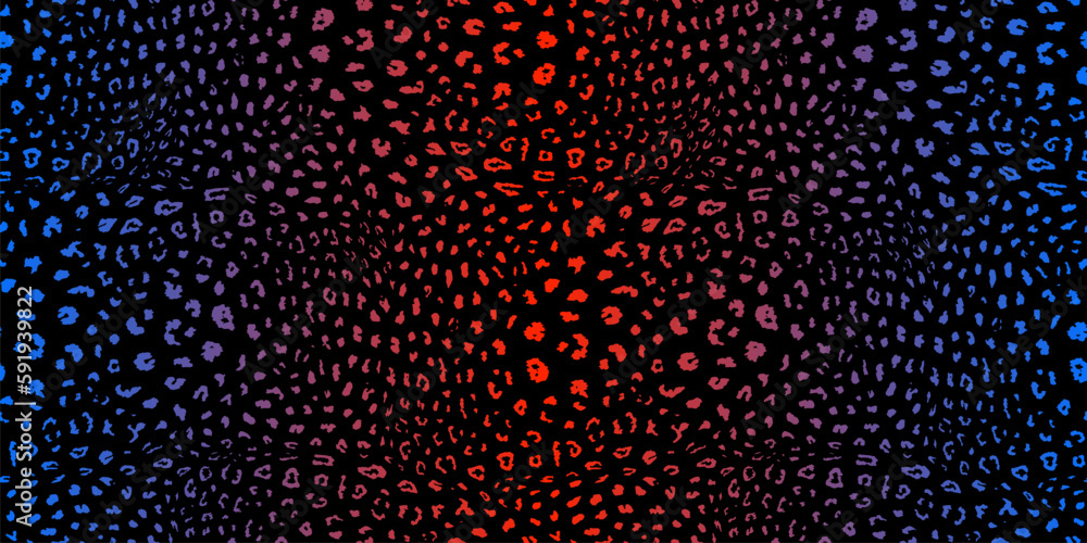 Leopard print pattern. Vector seamless background. Animal skin texture ...