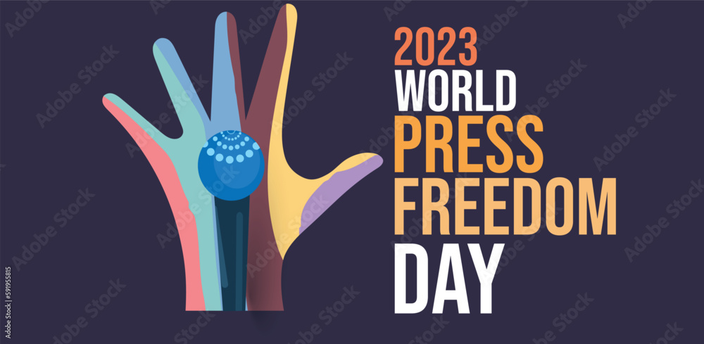 world press freedom day. Template for background, banner, card, poster ...