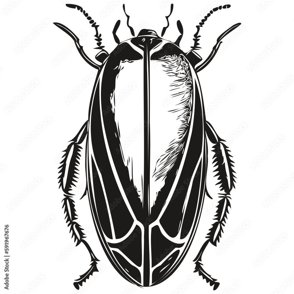 beetle sketches, outline with transparent background, hand drawn ...