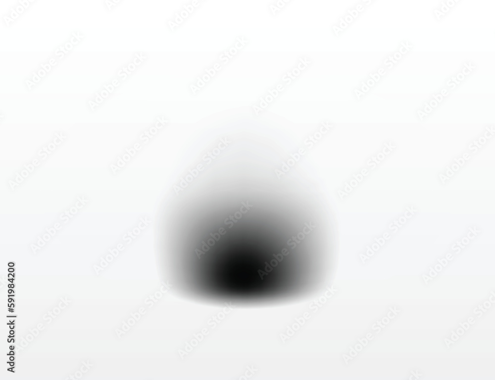 Shadow effect. Realistic blurred edges shadow of isolated template ...