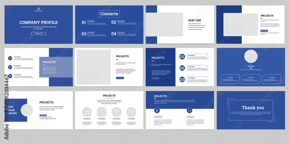 company presentation, poster presentation, report template, annual ...