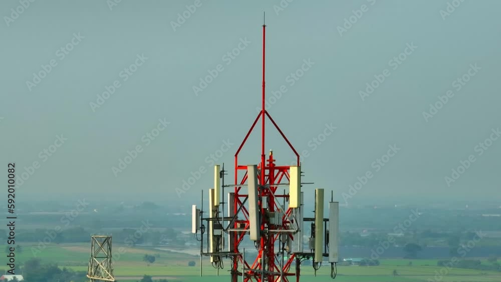A cell site tower is a tall metal structure that houses electronic ...