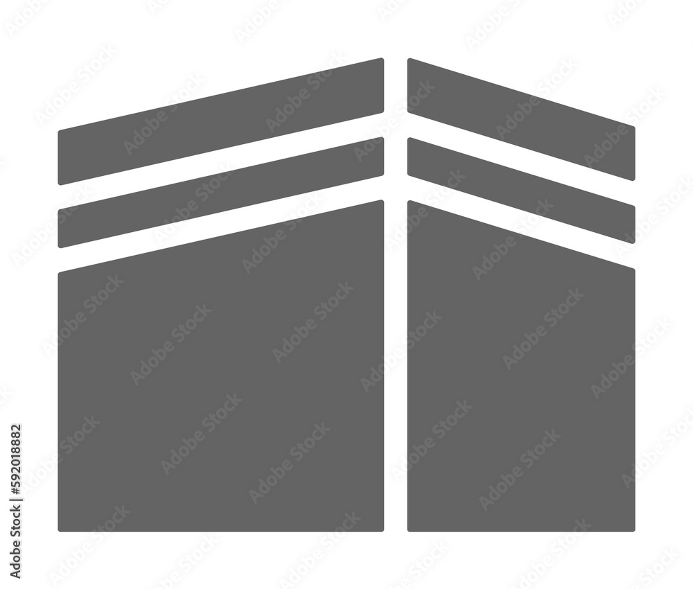 Kaaba icon illustration on transparent background Stock Illustration ...