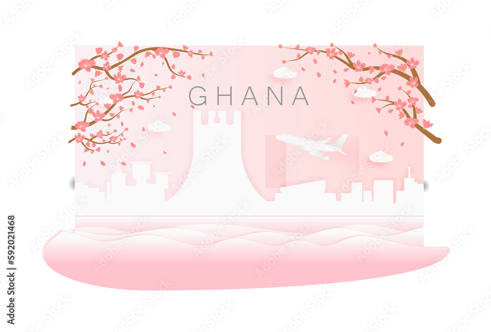 Panorama travel postcard, poster, tour advertising of world famous ...