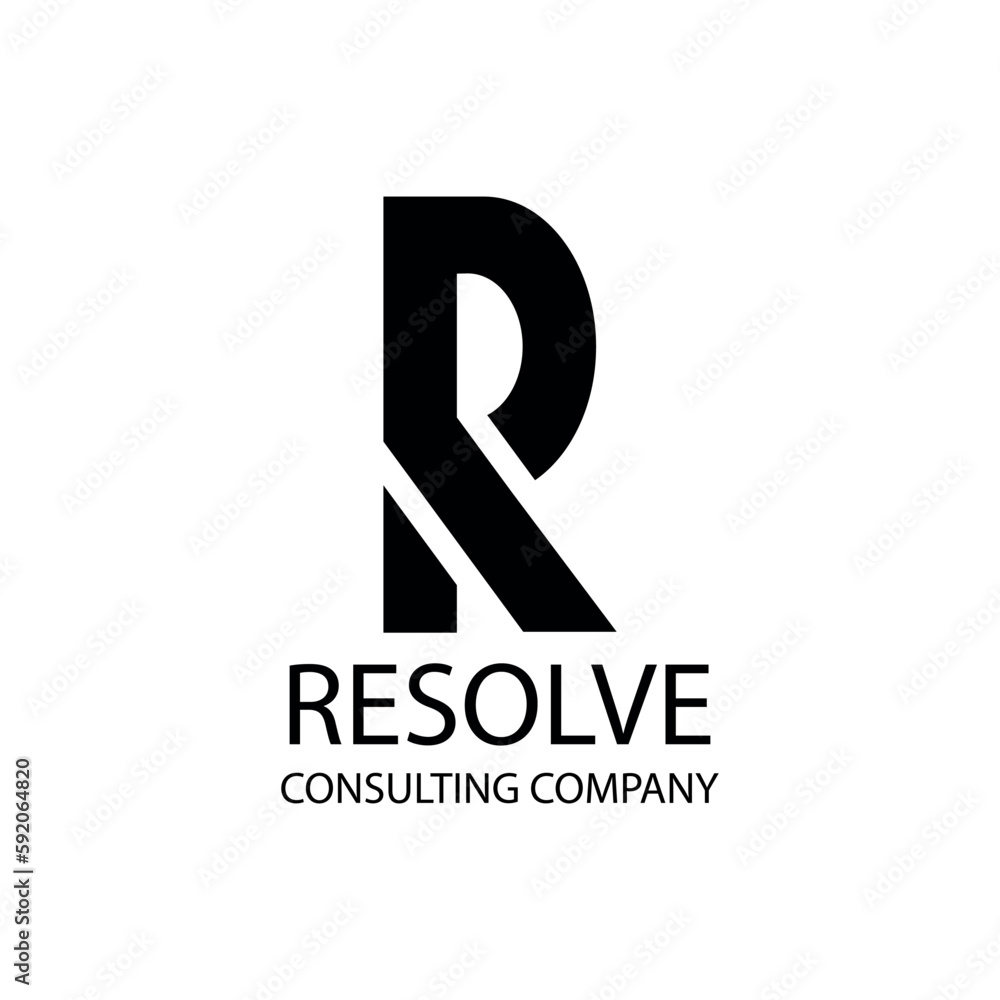 Letter R logo design. Creative R logo symbol. Vector illustration ...