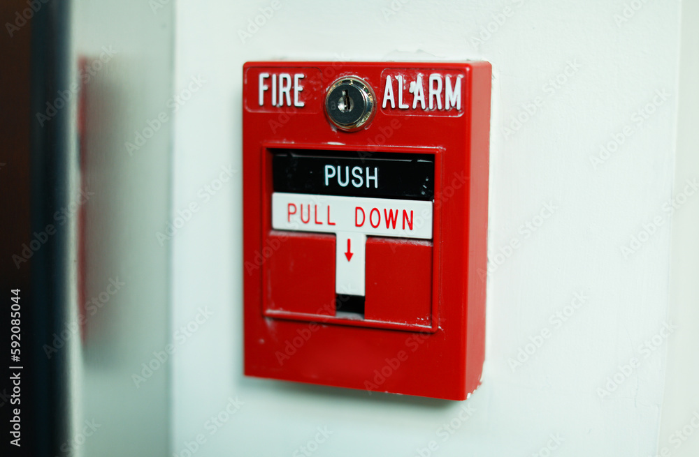 A fire alarm is a symbol of warning, safety, and preparedness. It ...