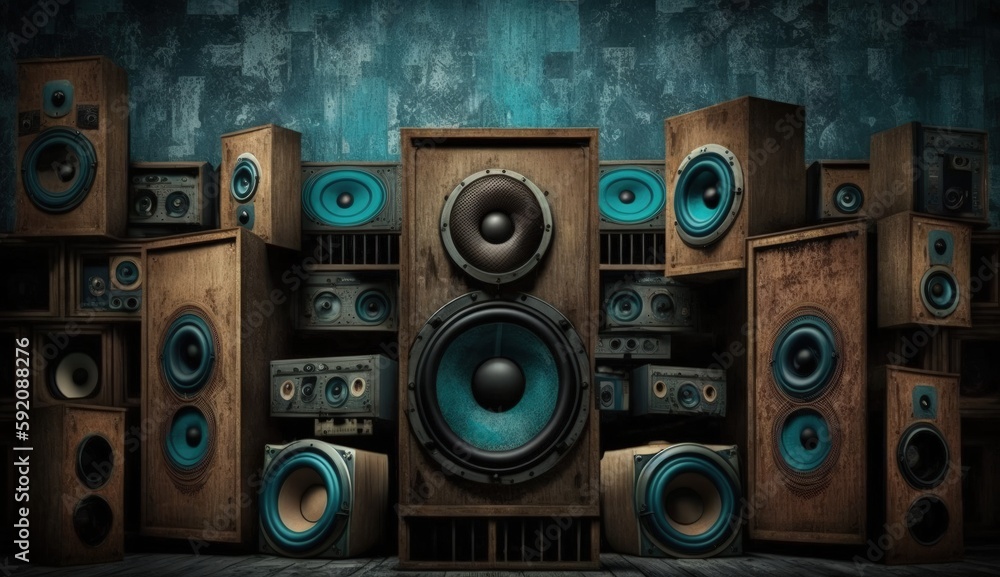 Vintage Speakers Wallpaper