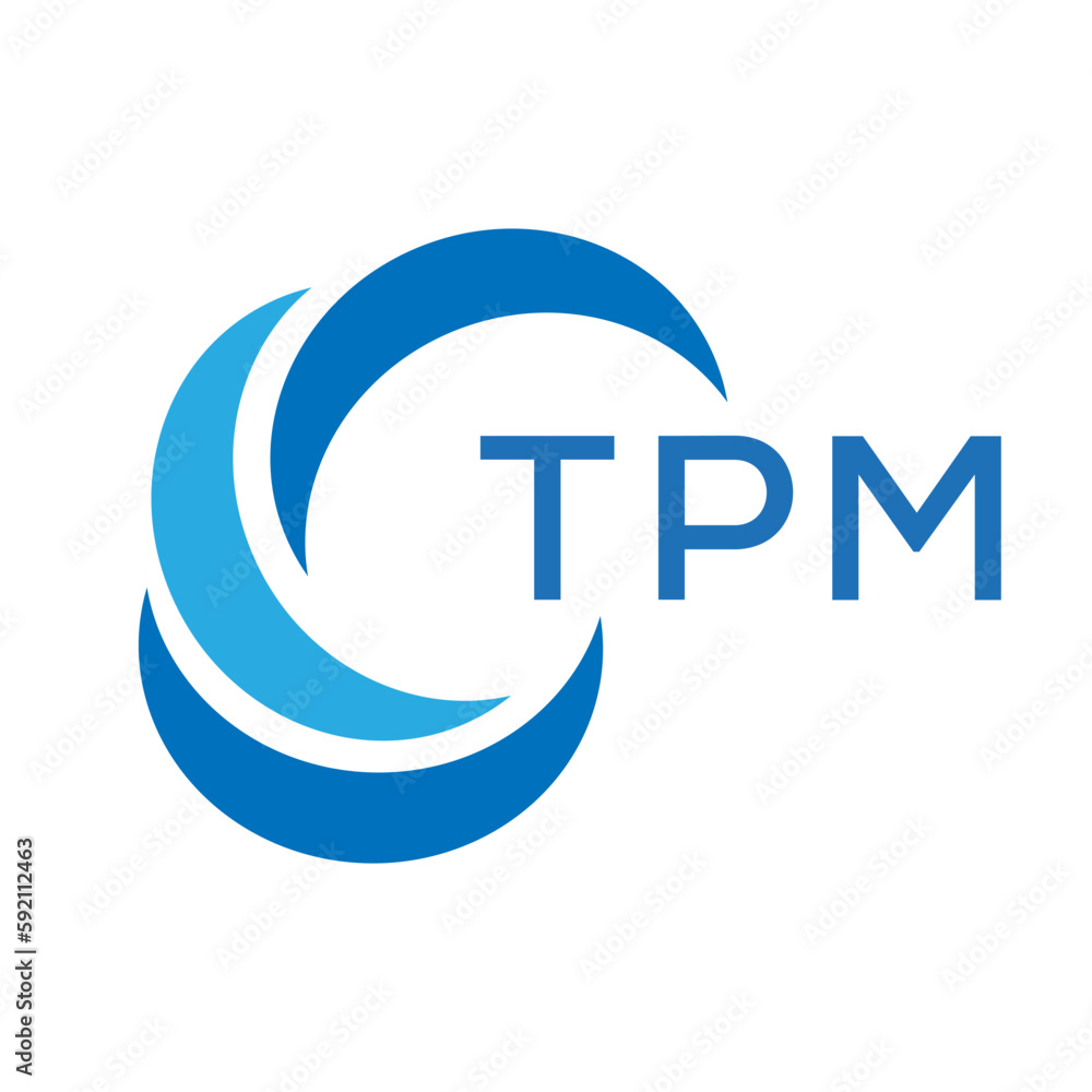 TPM Letter logo design template vector. TPM Business abstract connection vector logo. TPM icon ...