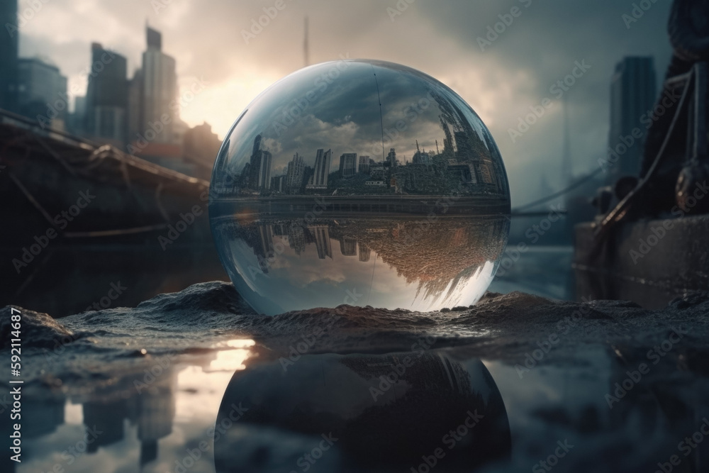 This Metaphoric Future illustration is a surreal and symbolic ...