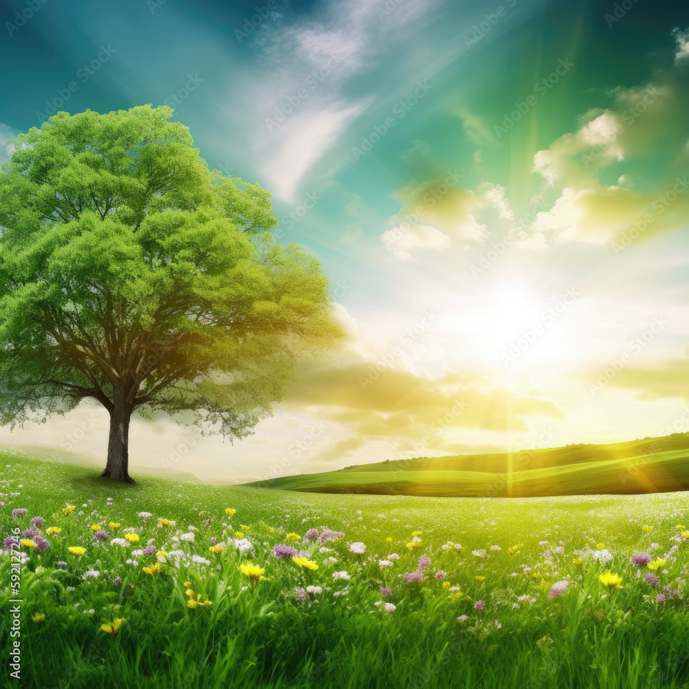 World Earth Day Concept. Green Energy, ESG, Environmental background ...